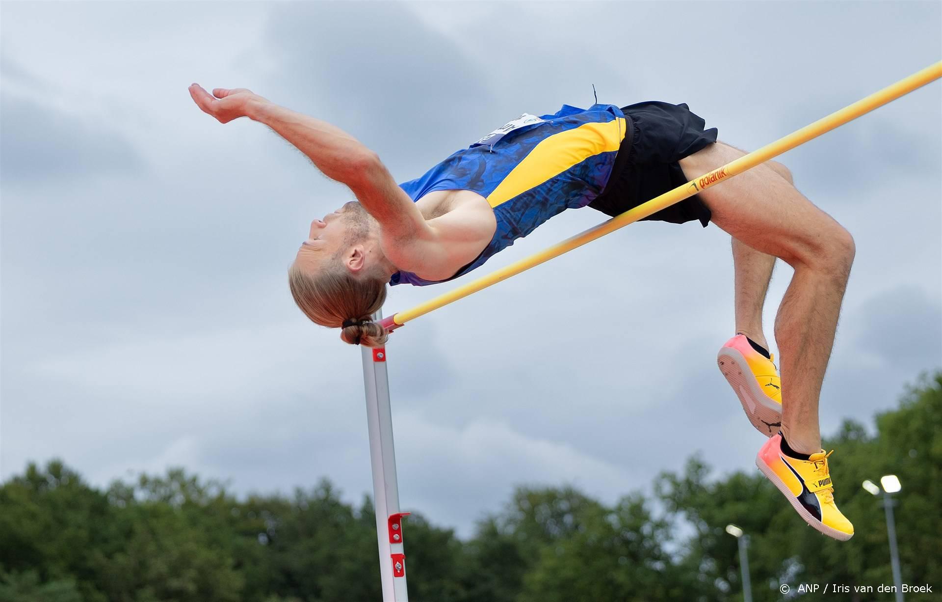 Douwe Amels verovert tiende Nederlandse titel hoogspringen in Breda