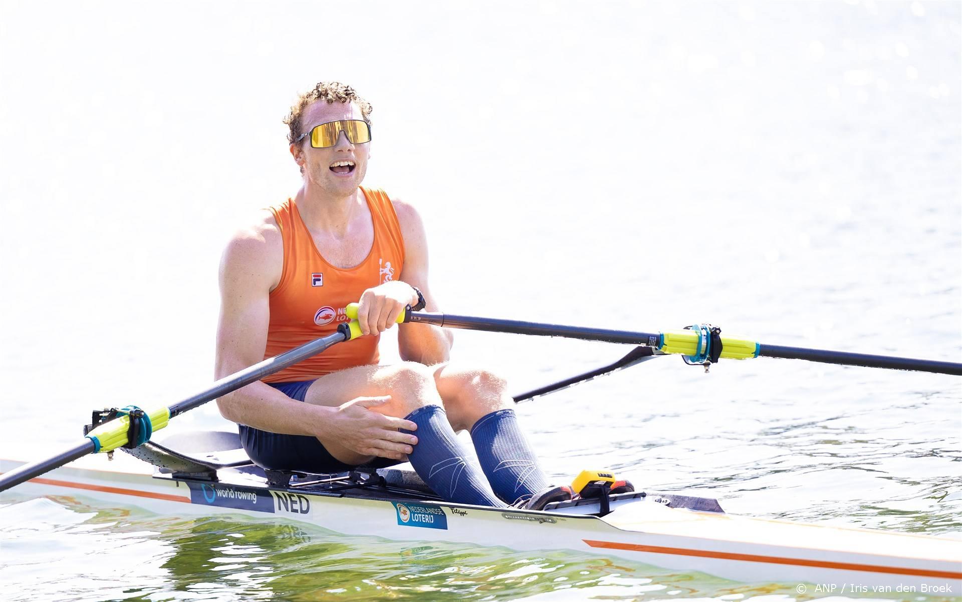 Roeier Van Dorp met beste tijd naar halve finale WK in Belgrado