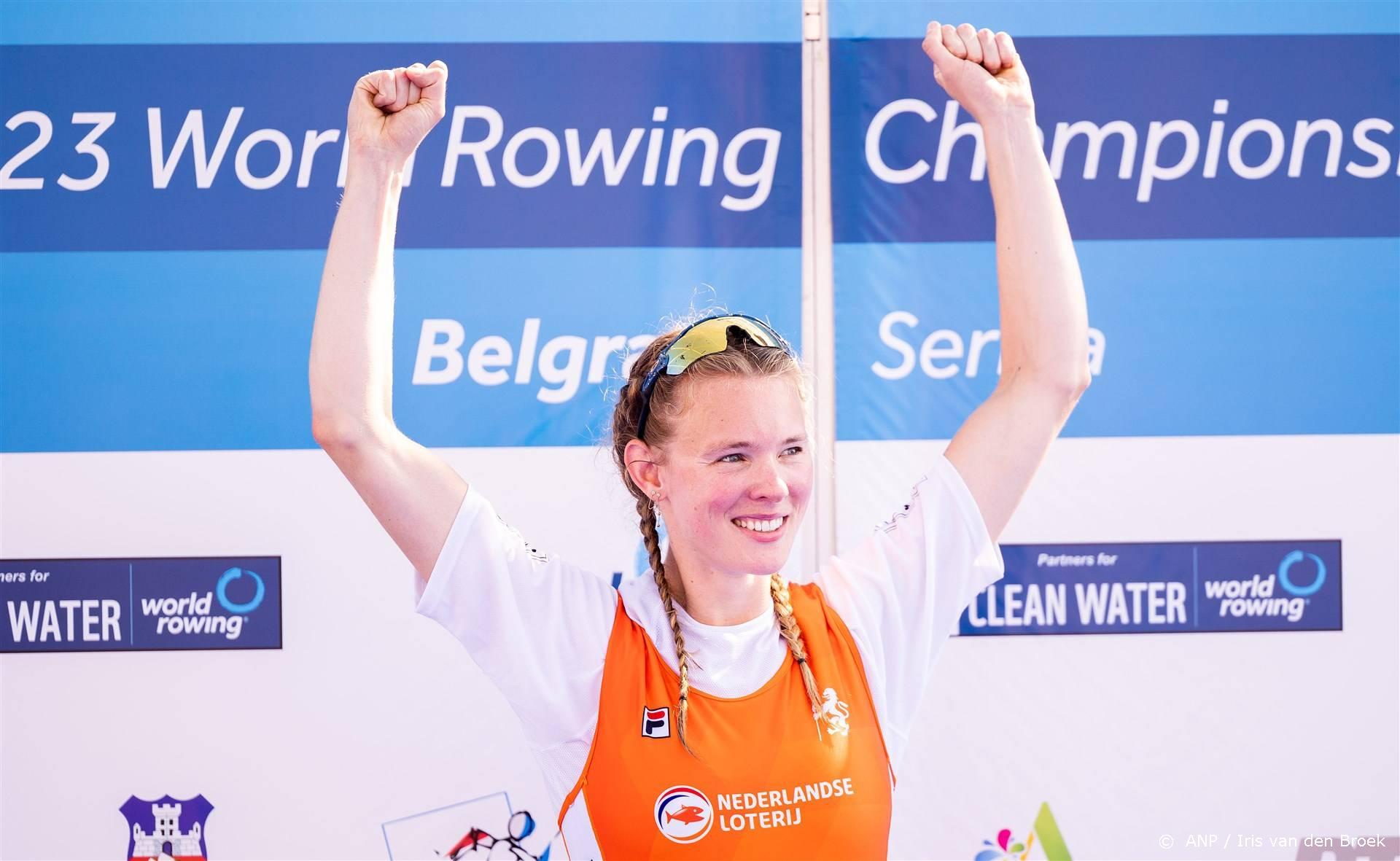 Wereldkampioene roeien Florijn neemt korte pauze na winst WK