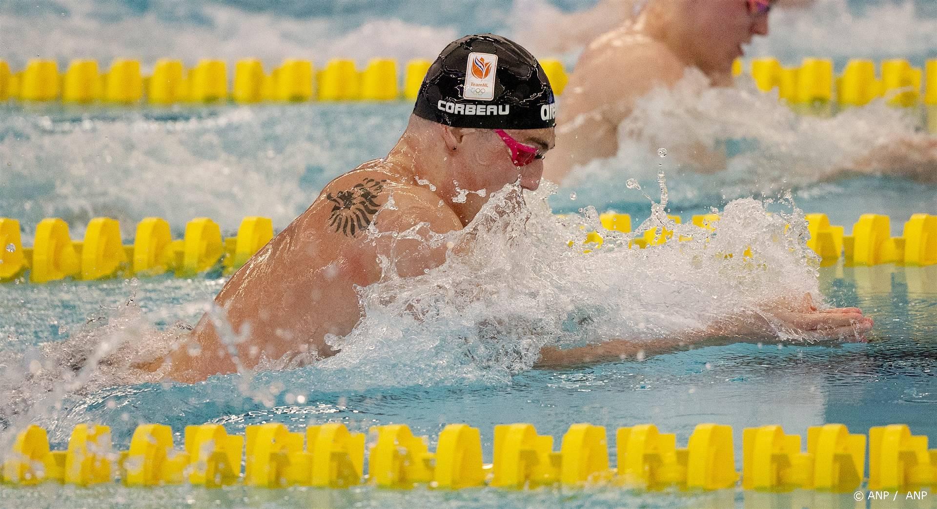 Corbeau en De Groot bereiken EK-finale 50 meter schoolslag