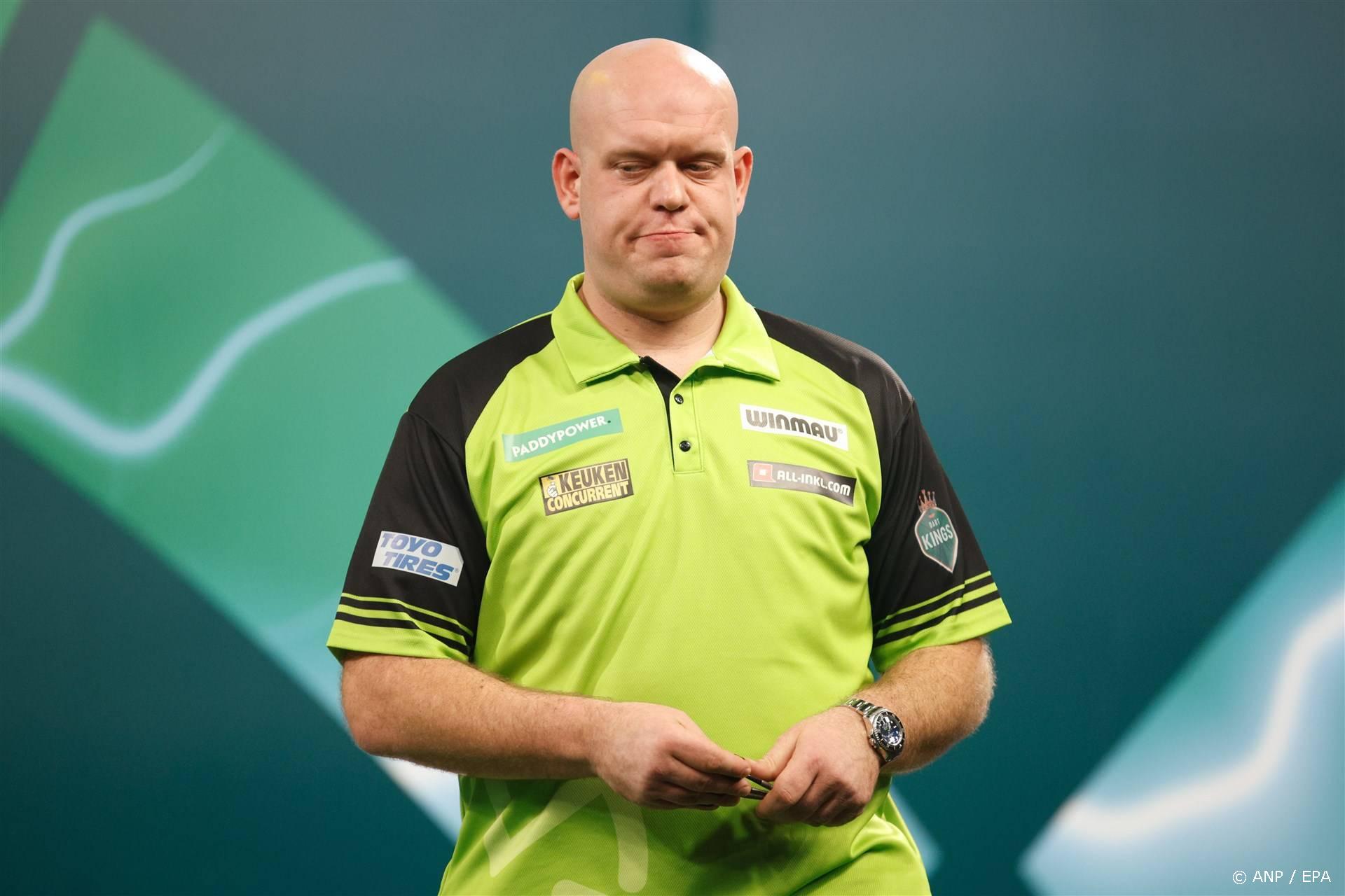 Michael van Gerwen verrassend uitgeschakeld in kwartfinales WK darts