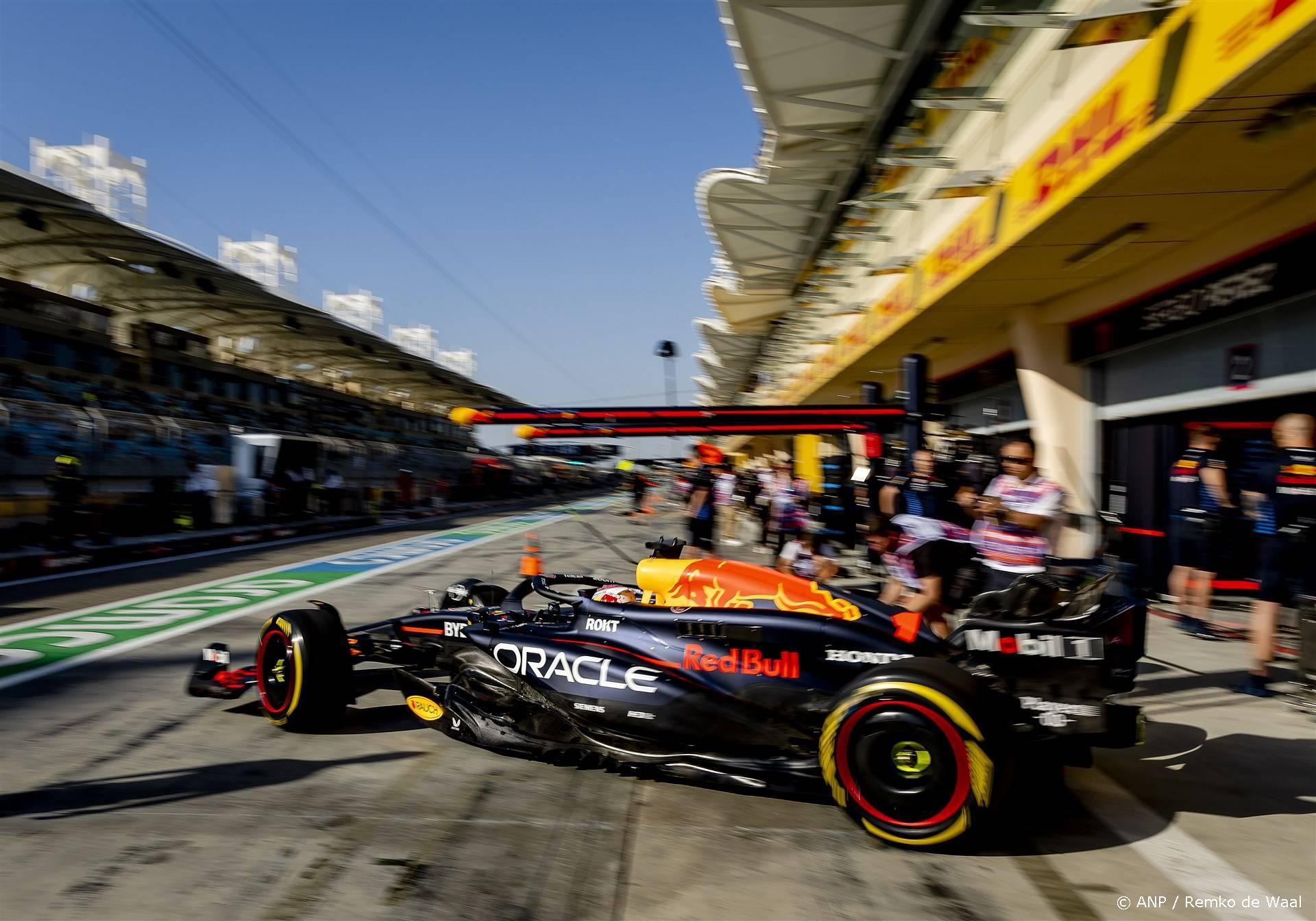 Verstappen zesde in tweede vrije training Grote Prijs Bahrein