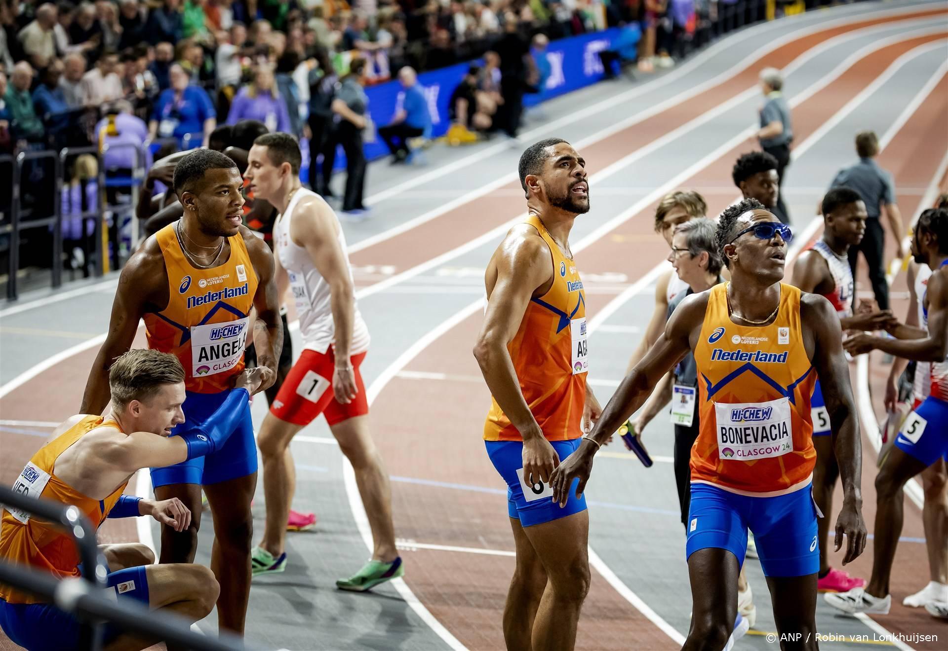 Sprinters winnen opnieuw brons op WK indooratletiek met Nederlands record