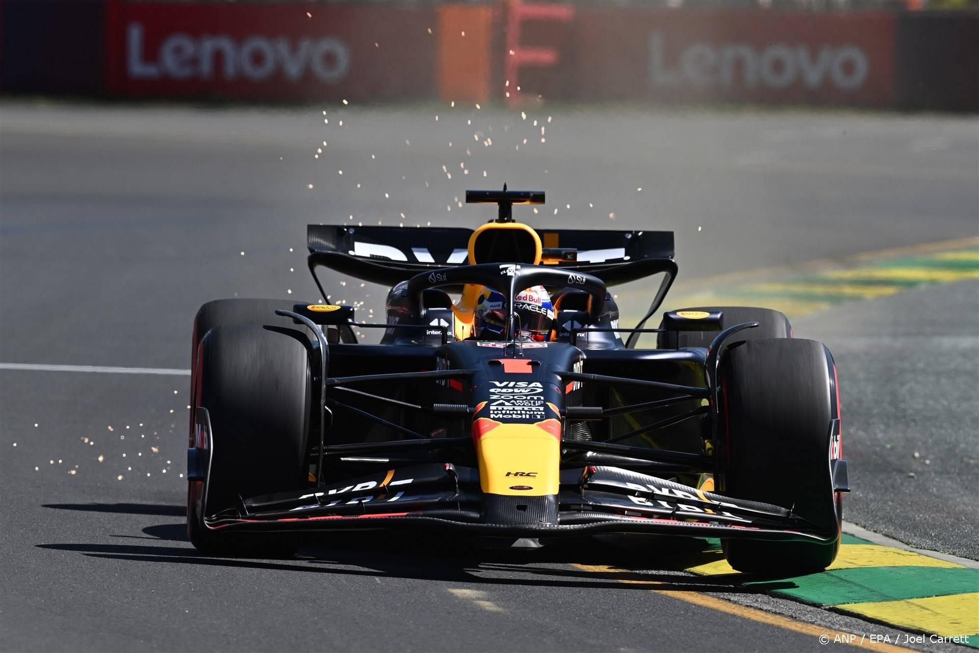 Verstappen klokt tweede tijd in eerste vrije training GP Australië