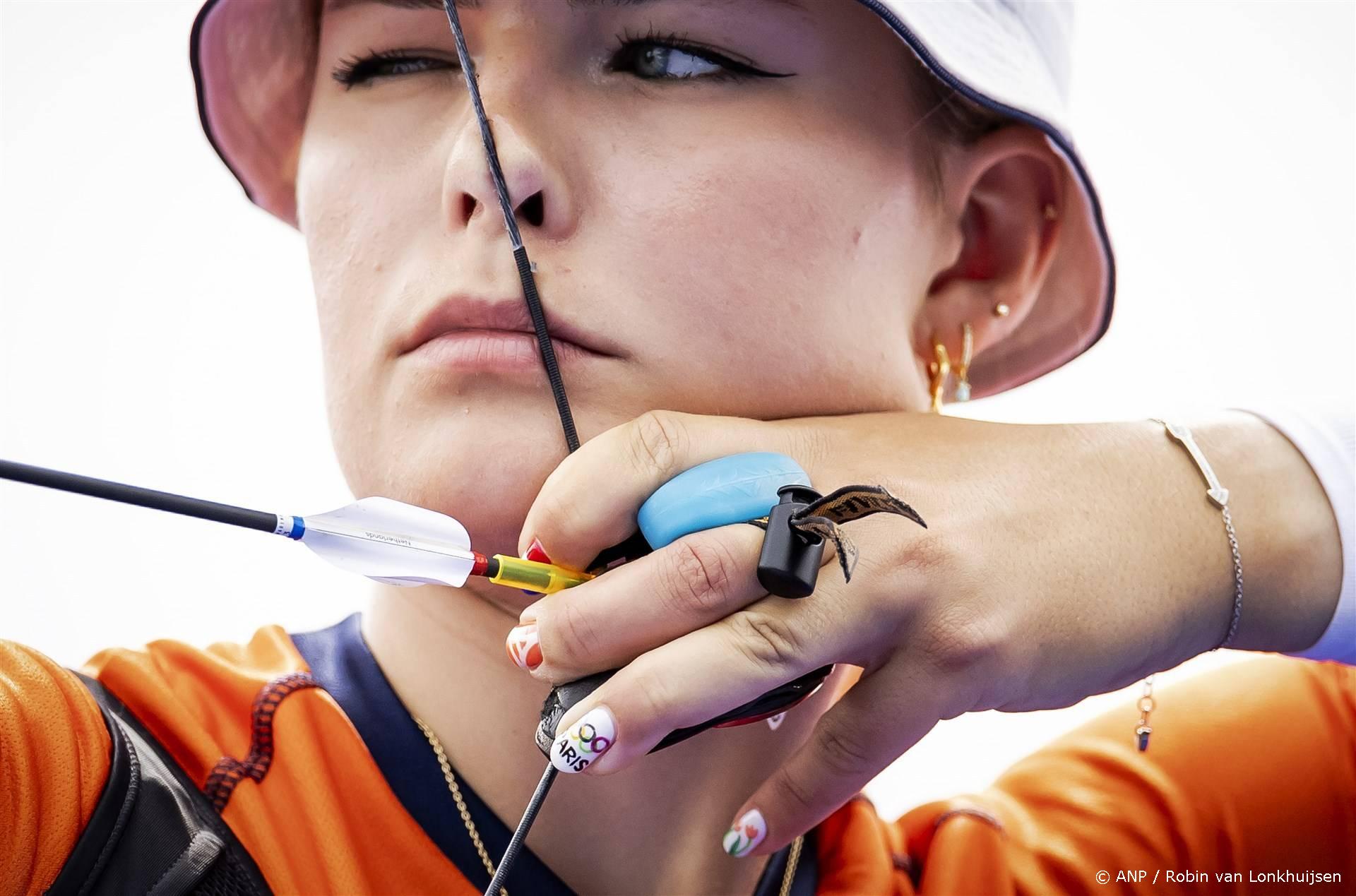 Handboogschutster Laura van der Winkel direct uitgeschakeld op ...