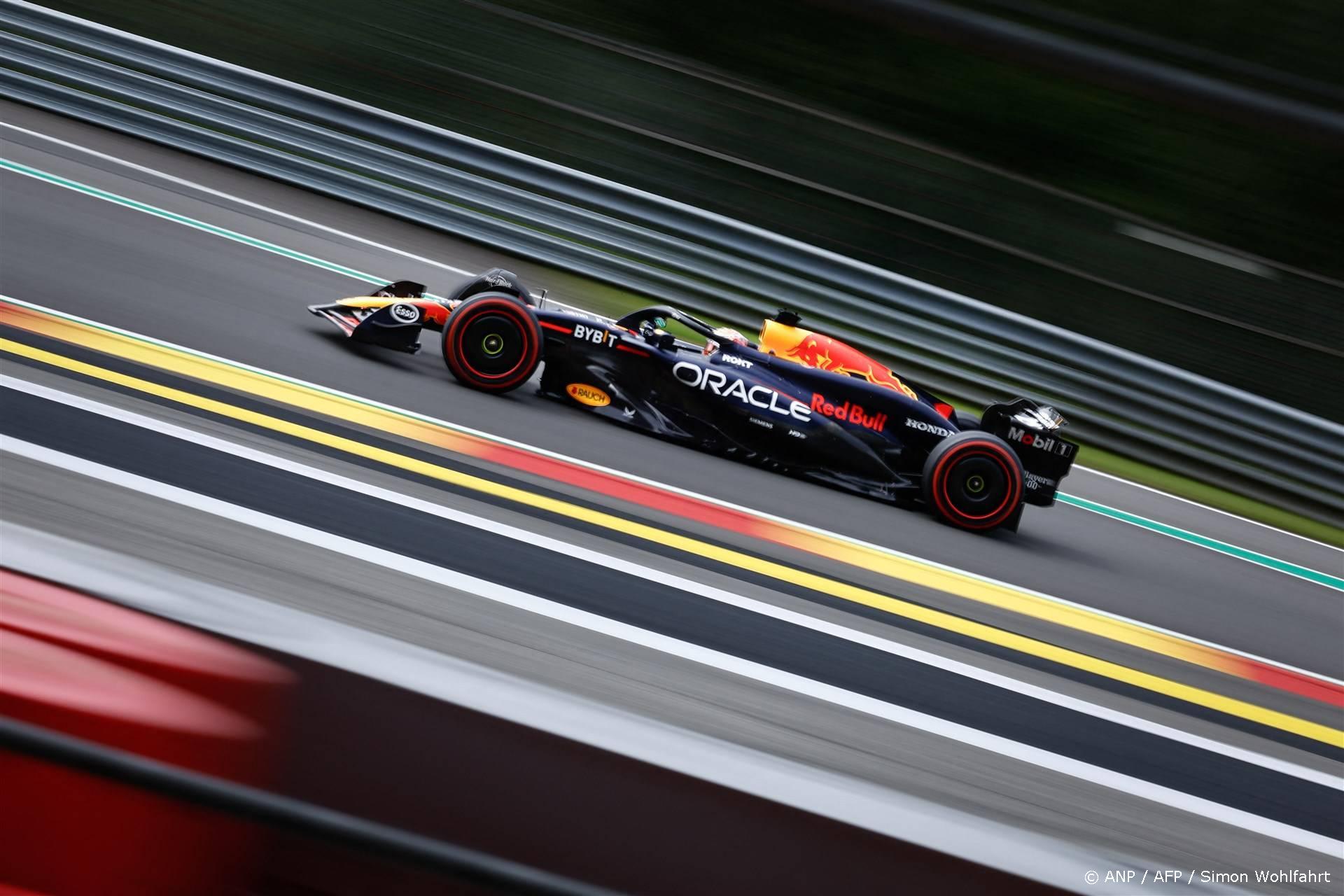 Verstappen noteert derde tijd in tweede vrije training Spa-Francorchamps