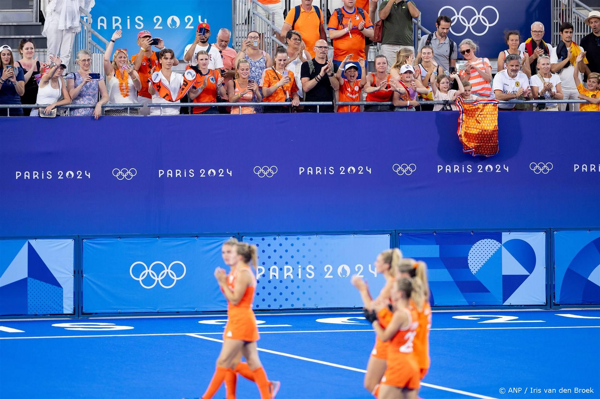 Nederlandse hockeysters sluiten poulefase Olympische Spelen winnend af