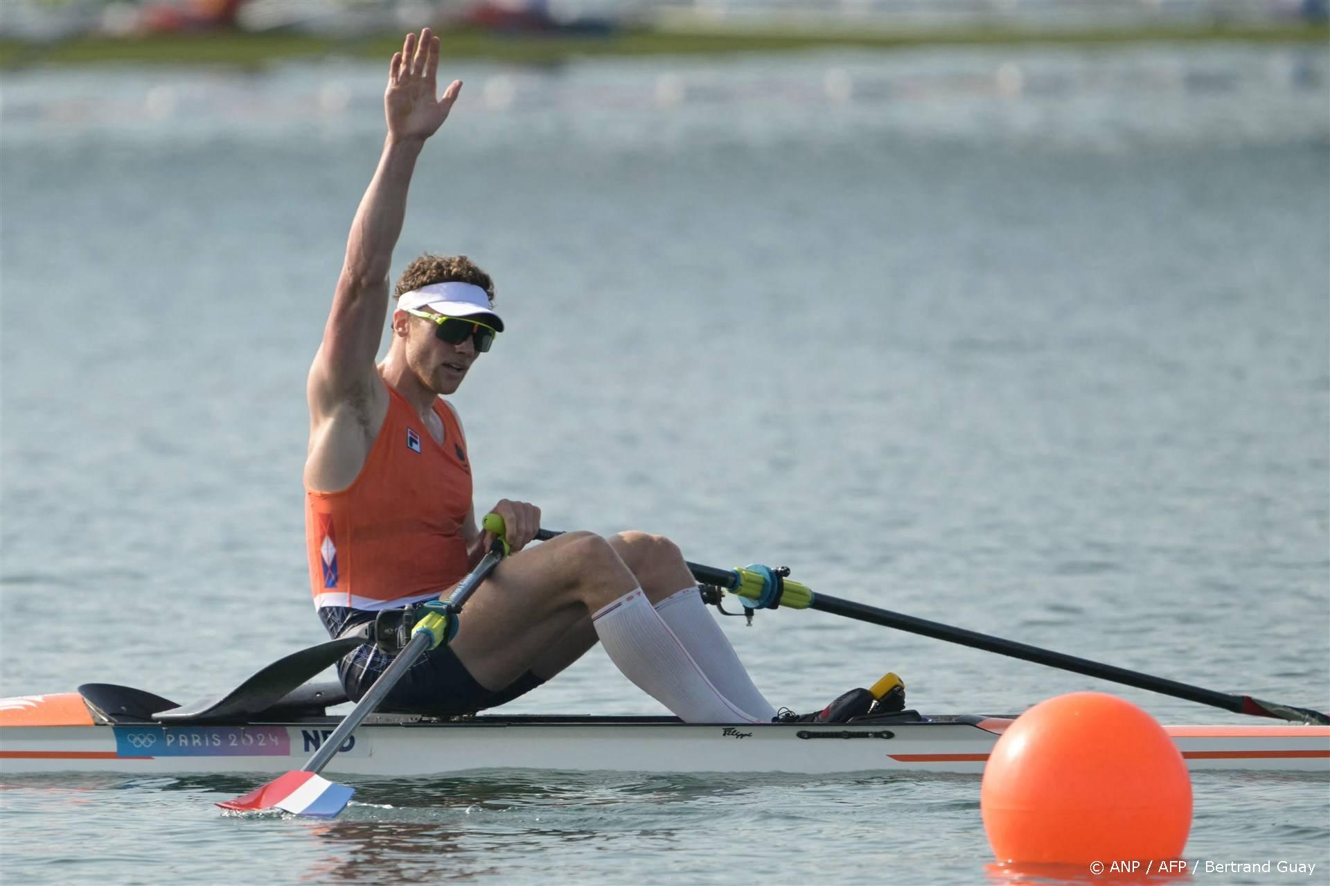 Olympisch brons voor roeier Simon van Dorp in Parijs