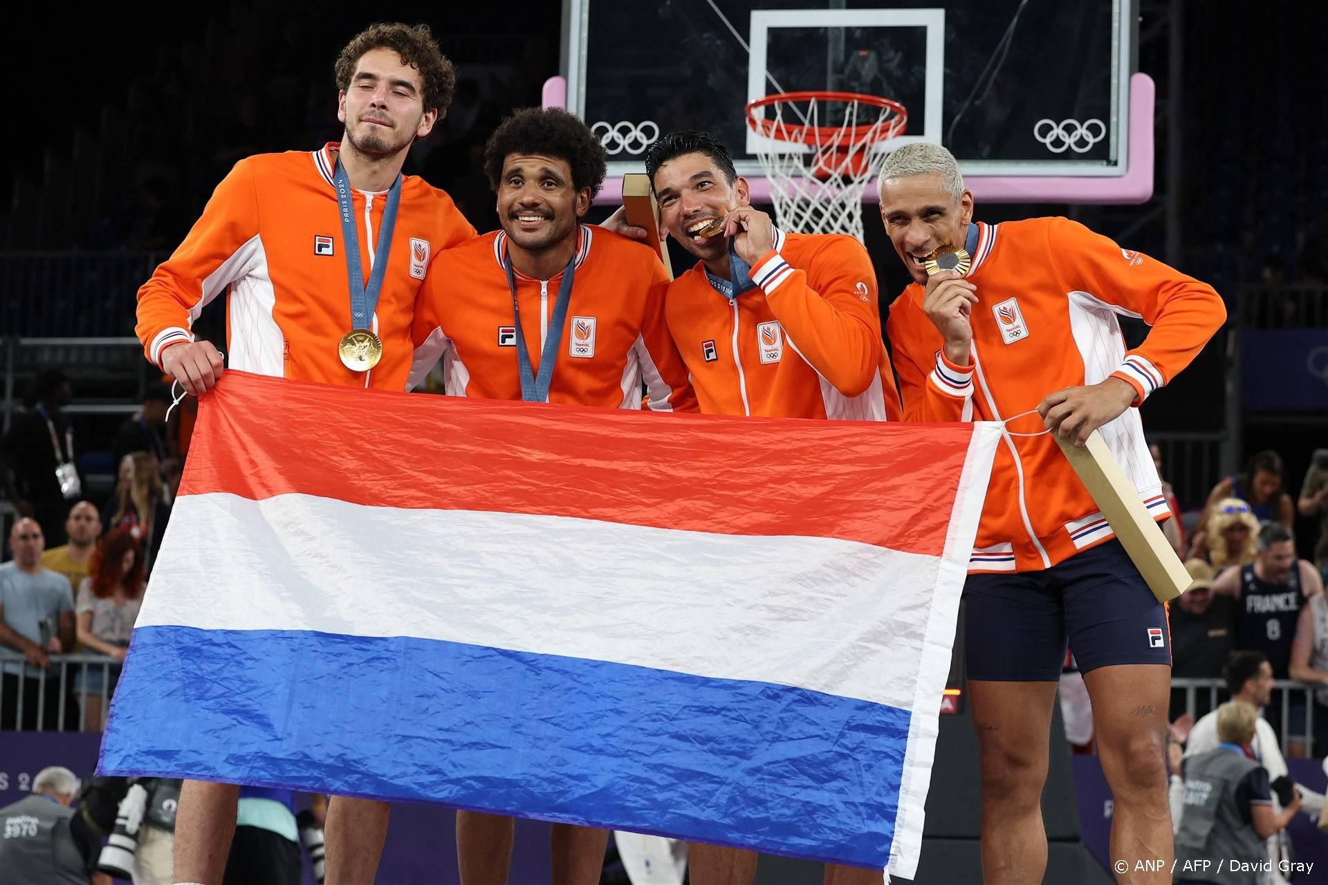 Nederlandse 3x3-basketballers pakken sensationeel Olympisch goud