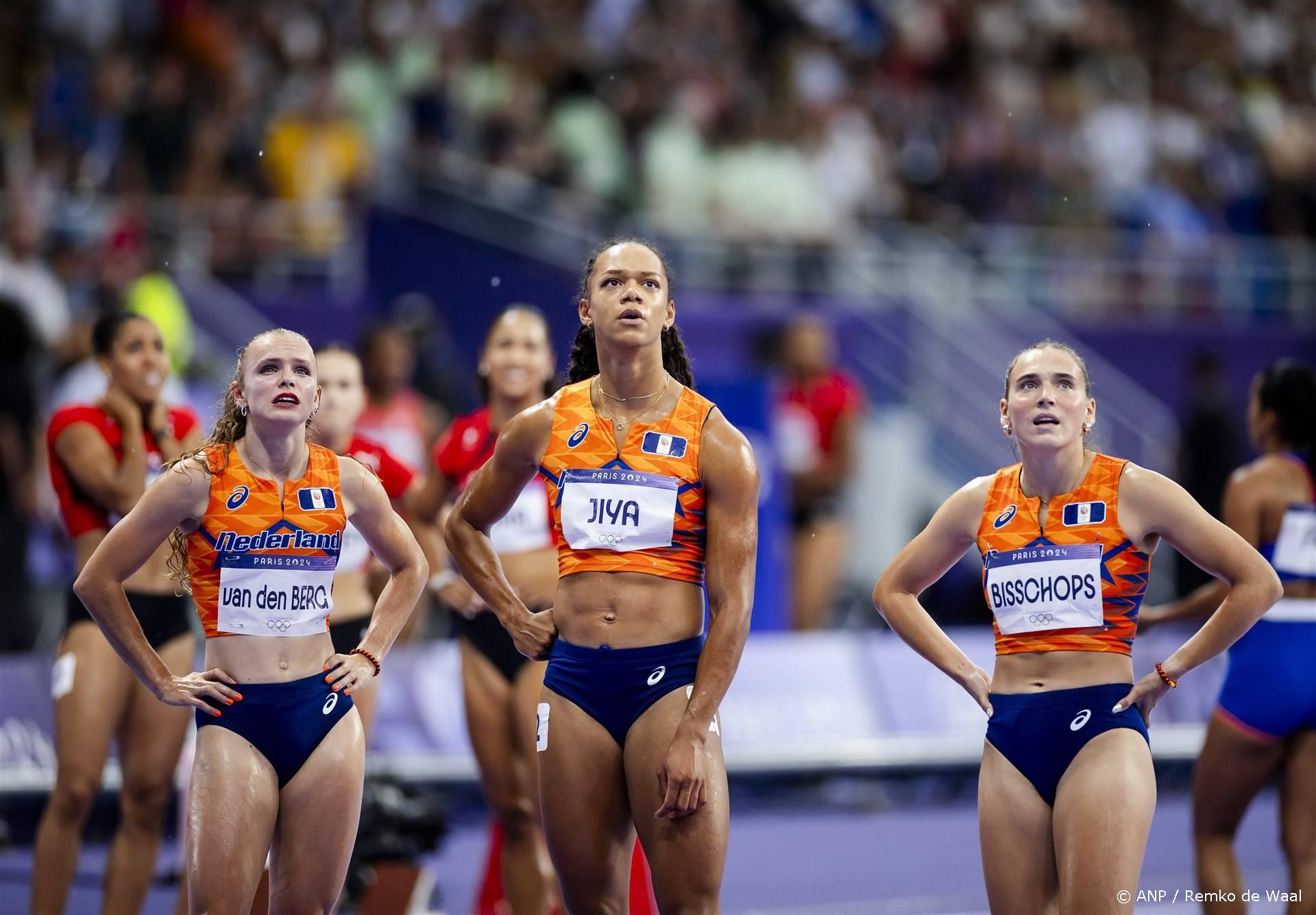 Nederlandse sprintsters sluiten 4x100 meter op Olympische Spelen als ...