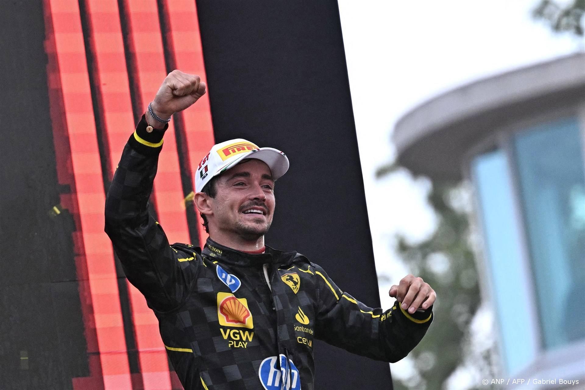 Charles Leclerc boekt bijzondere overwinning bij Grote Prijs van Monza