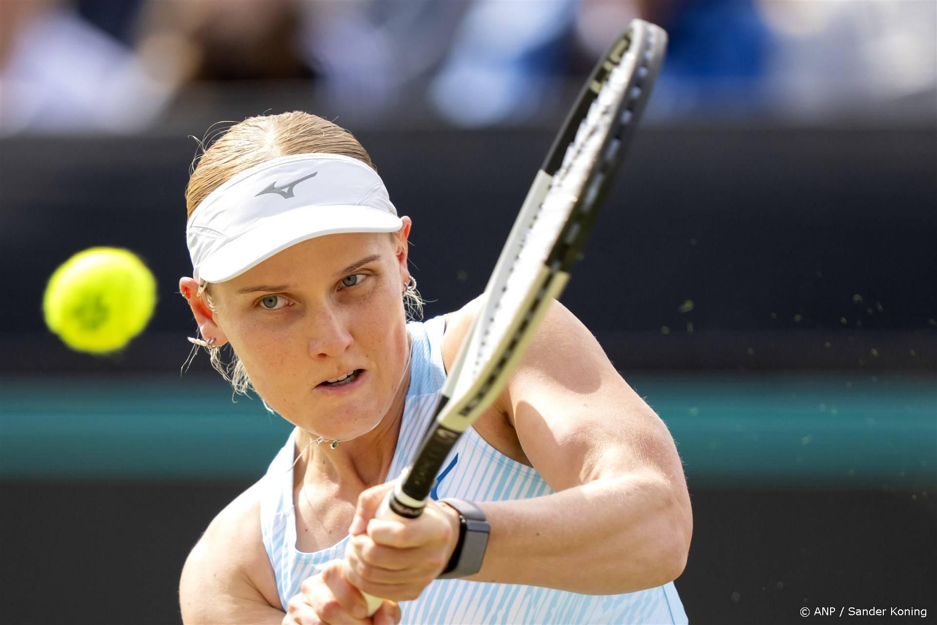 Tennisster Suzan Lamens uitgeschakeld in kwartfinale WTA-toernooi Hongkong