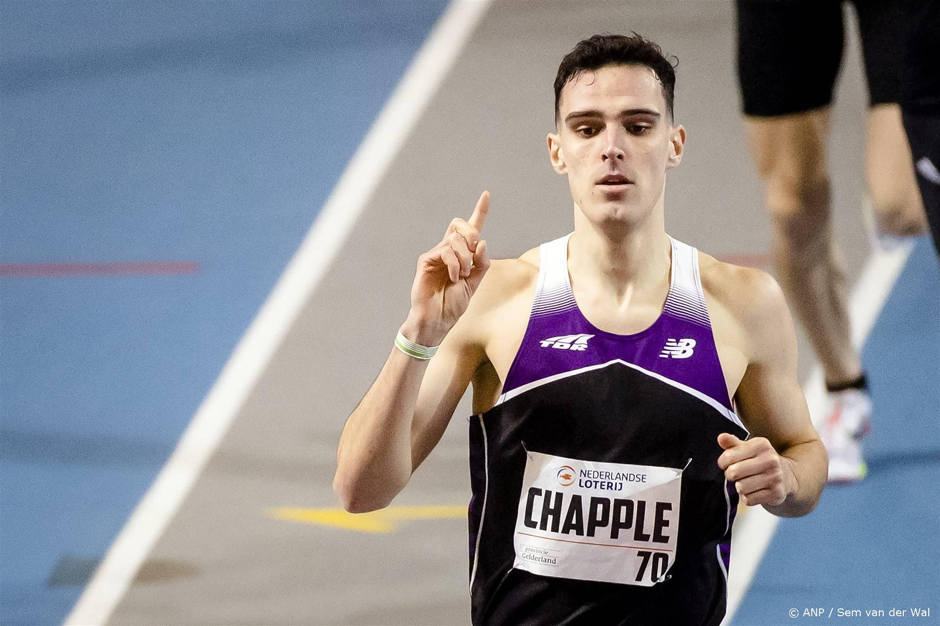 Samuel Chapple verbreekt 22 jaar oud Nederlands record op 800m indoor