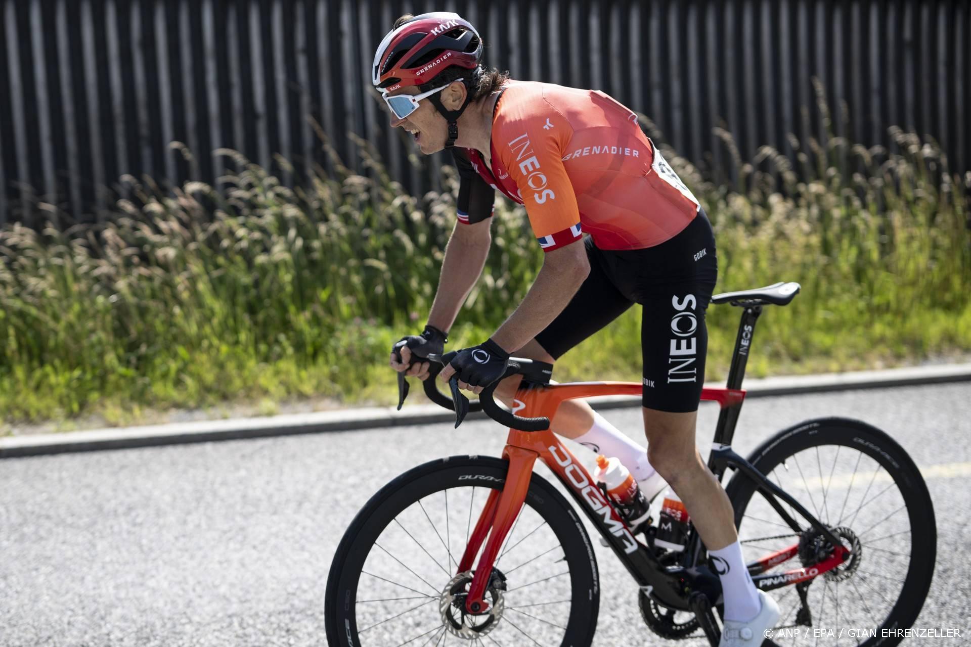 Wielrenner Geraint Thomas stopt in Ronde van Zwitserland na valpartij